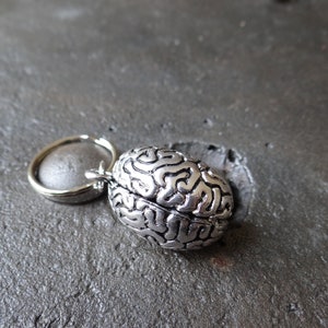 3D Brain Keyring // Keychain // Neuroscience Key Ring // Biology ...