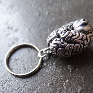3D Brain Keyring // Keychain // Neuroscience Key Ring // Biology ...