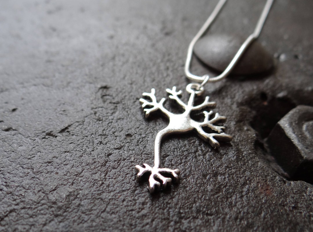 Neuron Necklace // Neurone // Neuroscience Gift // Science Jewellery ...