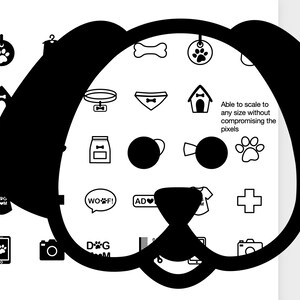 Dog Microsoft Ppt Word Doc Icons Dog Ppt Clipart Dog Pptx - Etsy