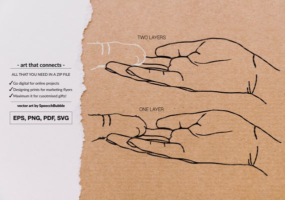 Human hand with cat paw shake svg helping hand with cat paw | Etsy