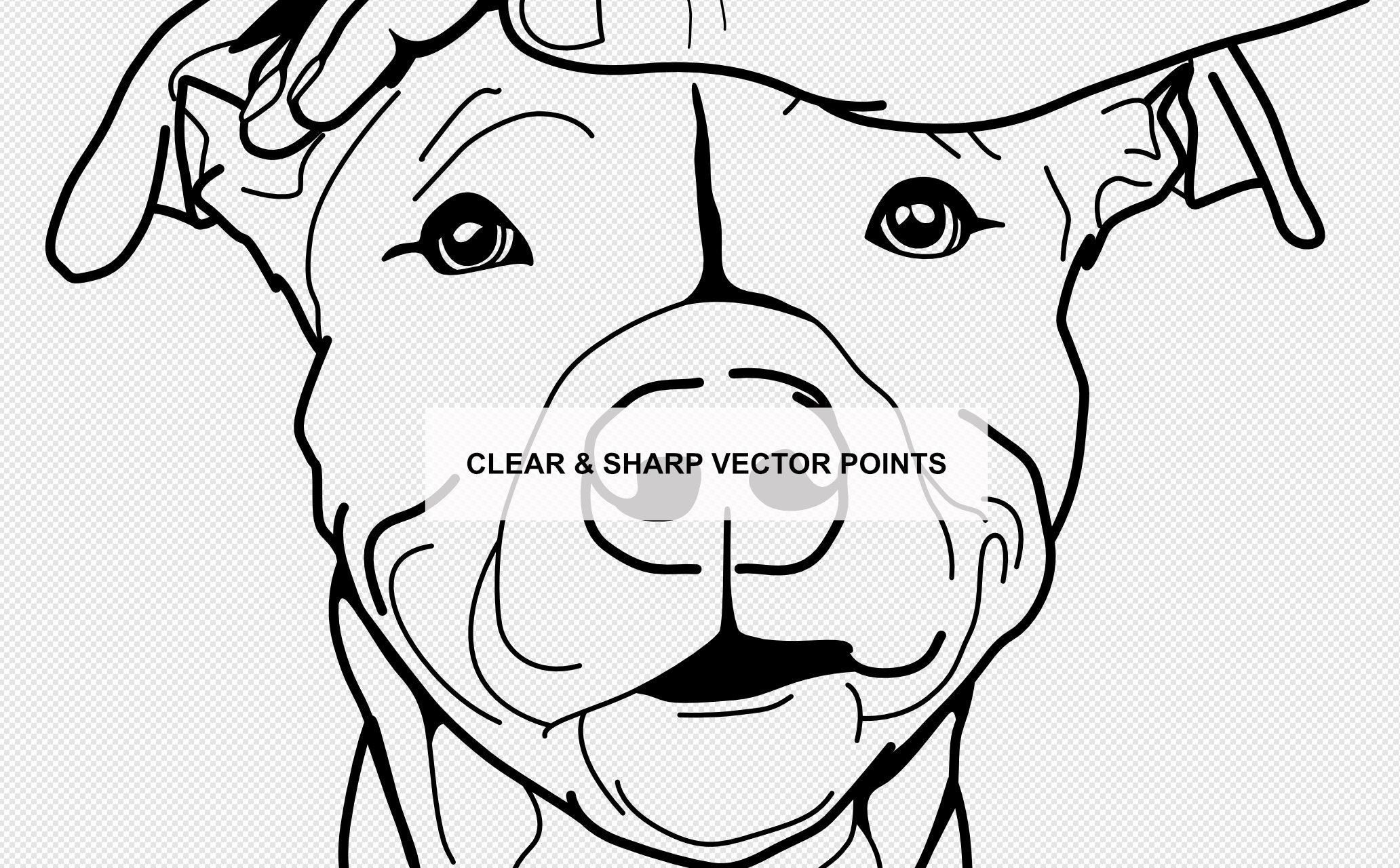 Human Hand Petting Dog Pitbull Svg, Smiling Pit Bull Print, Rescue Dog ...