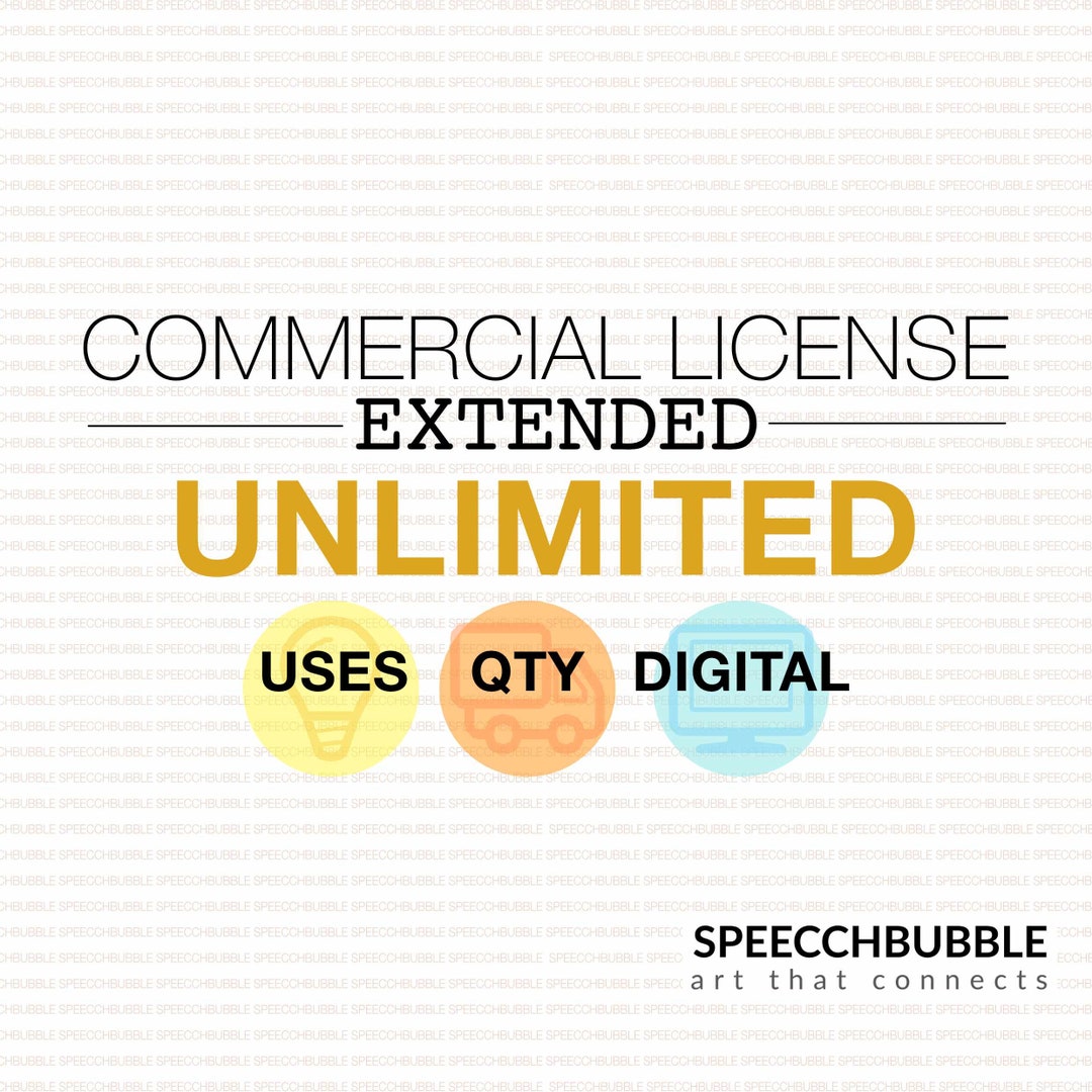 Vector SVG Artwork or Clipart EXTENDED Commercial License - Etsy