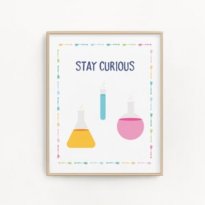Science Classroom Wall Decor, Kids Playroom Decorations Printable ...