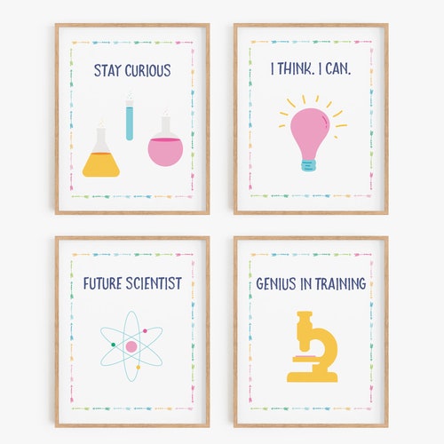 Science Classroom Posters Printable School Decor Chemistry | Etsy