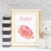 Girls Football Decor / Printable Sports Art / Football - Etsy