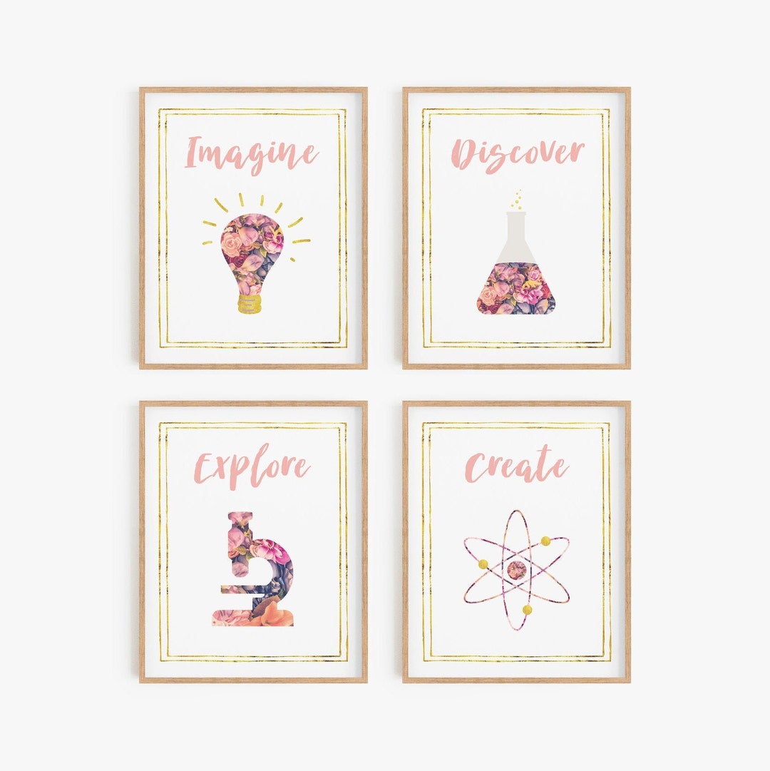 Science Classroom Decorations, Women in Science Poster Office Decor ...