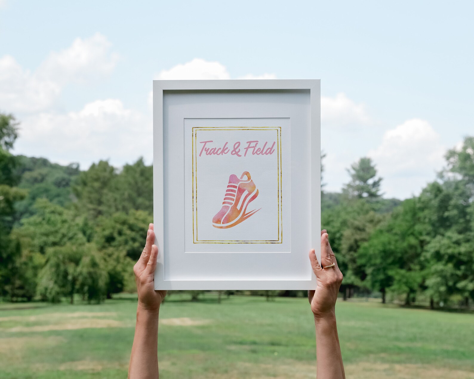 Track and Field Poster Track Athlete Gift for Girls Teen | Etsy