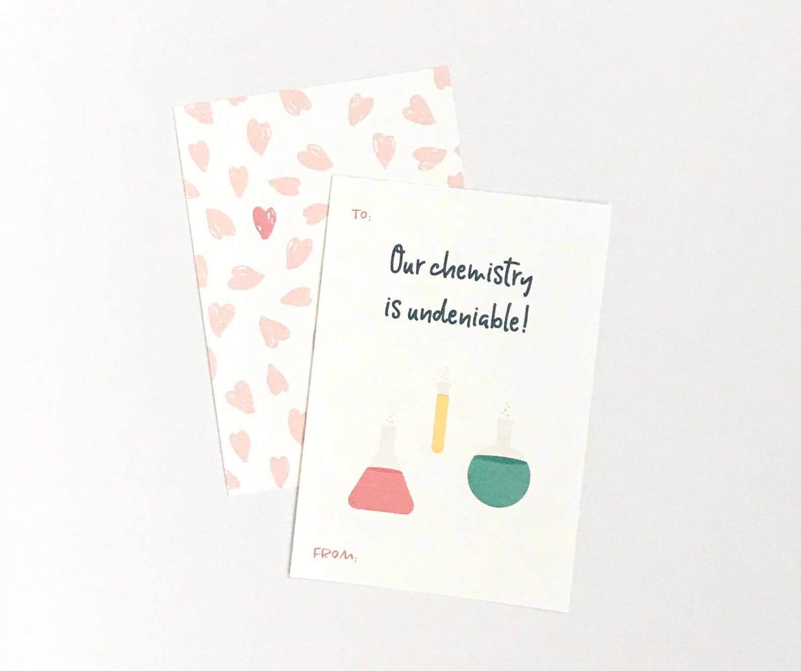 Science Valentines Day Card / Classroom Valentines / Printable - Etsy