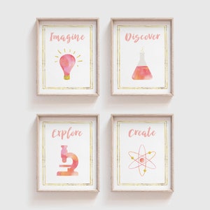 Science Classroom Decor Printables / Science Teacher Gift / Chemistry ...