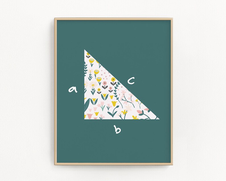 Math classroom decor Math teacher gifts Mathematics art | Etsy