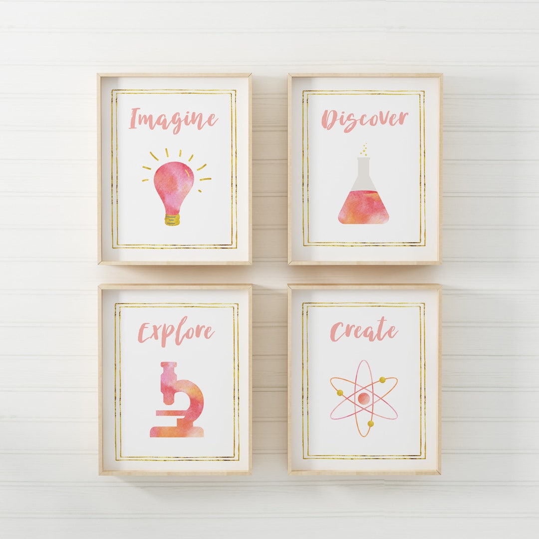 Science Classroom Decor Printables / Science Teacher Gift / Chemistry ...