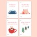 Camping Themed Printable Valentines, Classroom Valentines for Kids ...