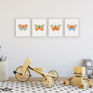 Printable Butterfly Posters, Boho Nursery Decor Boy, Butterfly Kids ...