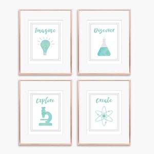 Science Classroom Posters / Inspirational Quotes Art Prints / Back to ...