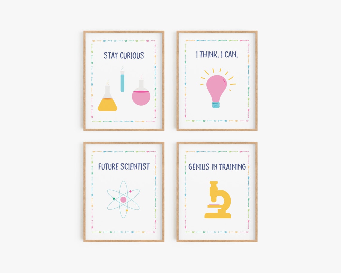 Science Classroom Posters Printable School Decor Chemistry - Etsy