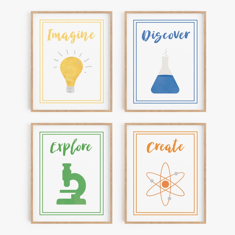 Science Wall Art - Etsy