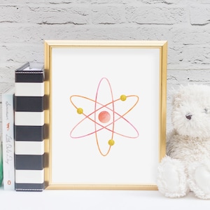 Science Themed Nursery, Homeschool Printable Art, Kids Room Wall Art ...