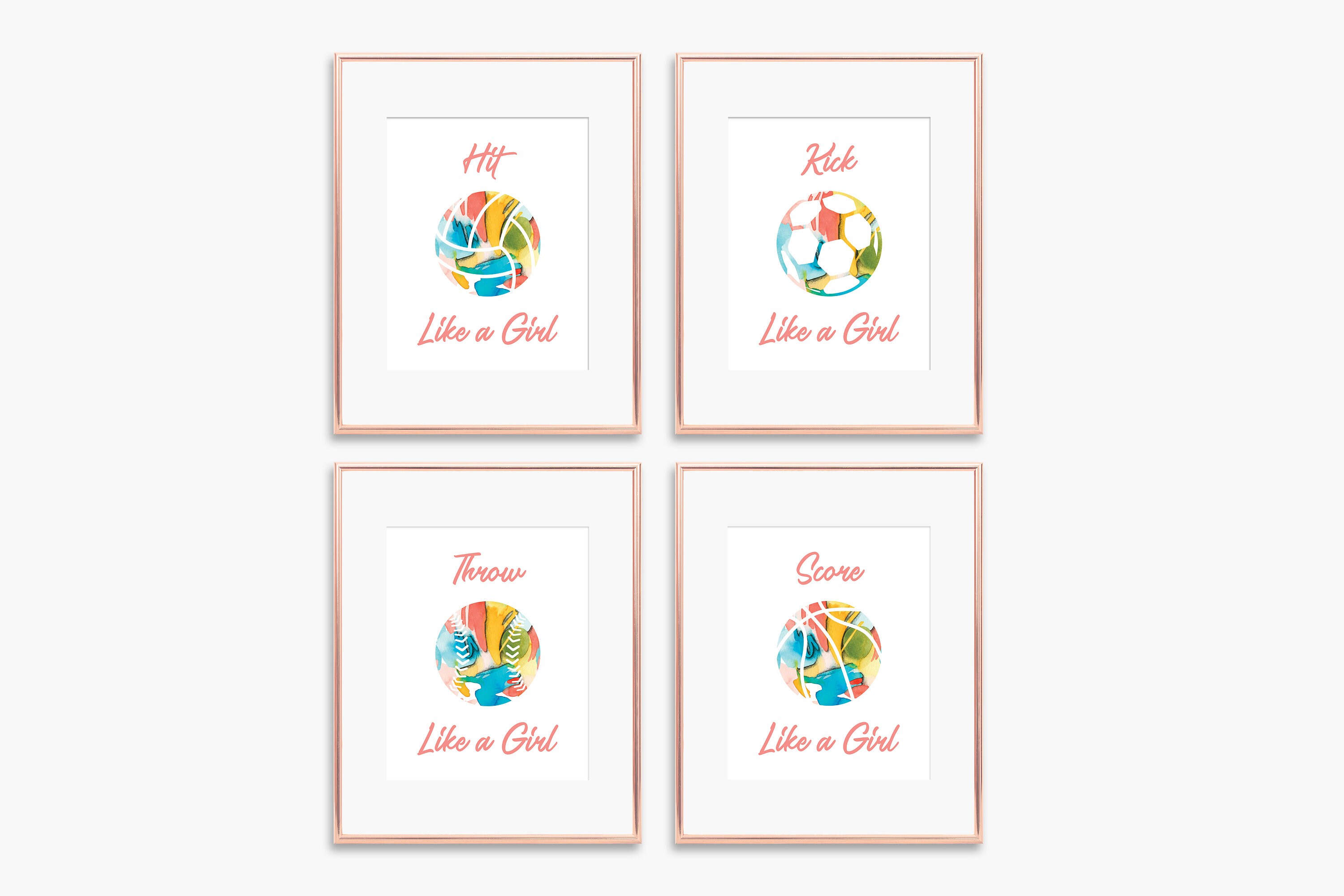 Sports Decor for Girl Nursery Female Athlete Gift Volleyball - Etsy