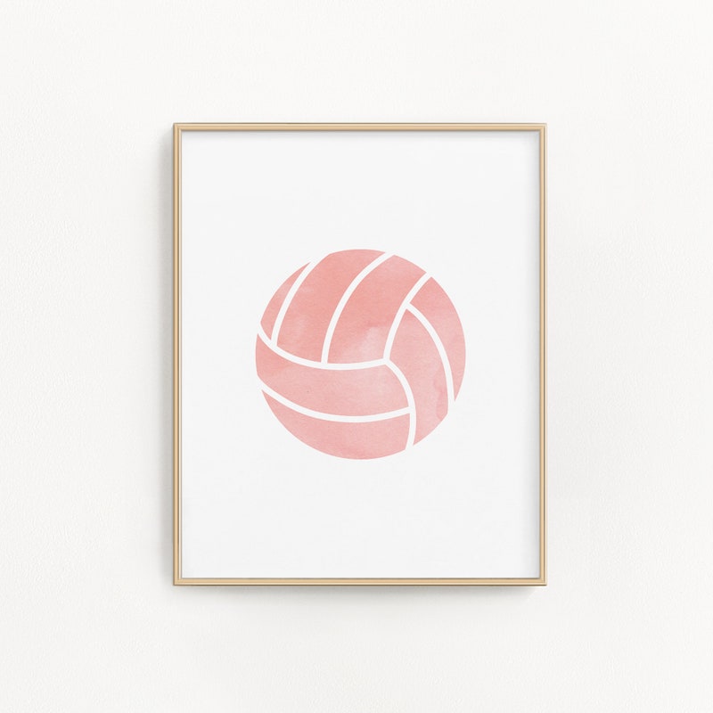 Volleyball Wall Art - Etsy