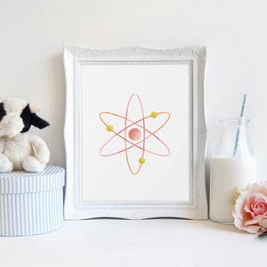 Science Themed Nursery, Homeschool Printable Art, Kids Room Wall Art ...