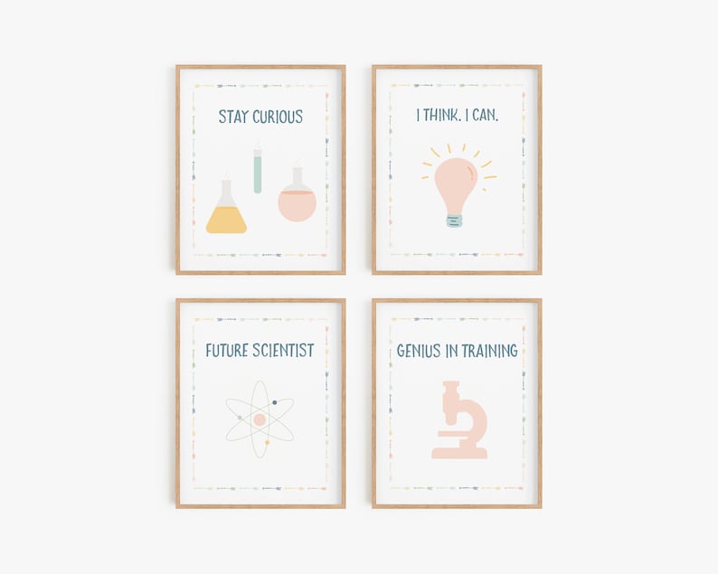 Science Classroom Decor Printable Science Posters Science - Etsy