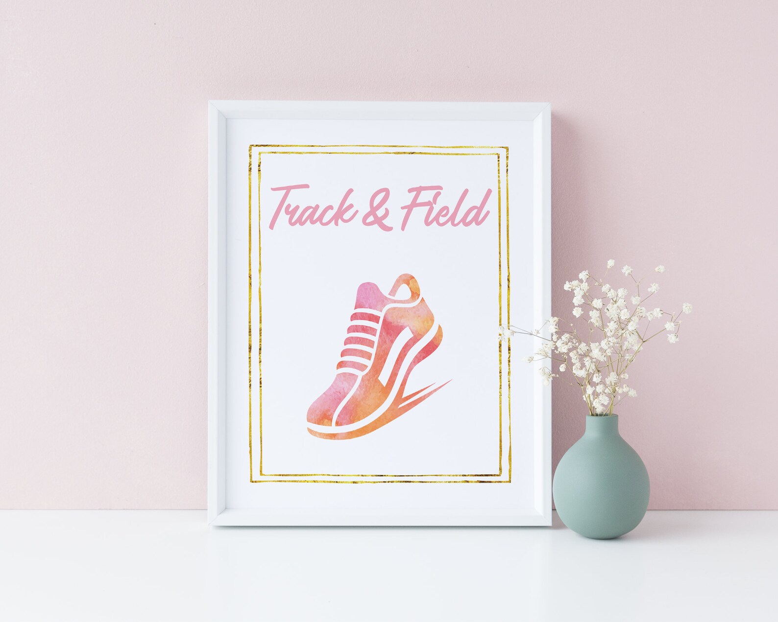 Track and Field Poster Track Athlete Gift for Girls Teen | Etsy