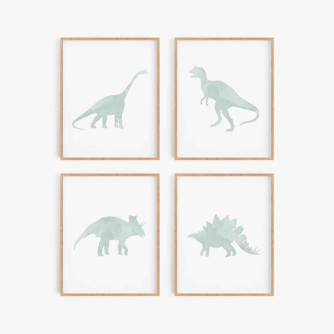 Dinosaur Themed Nursery Decor Dinosaur Kids Room Wall Art - Etsy