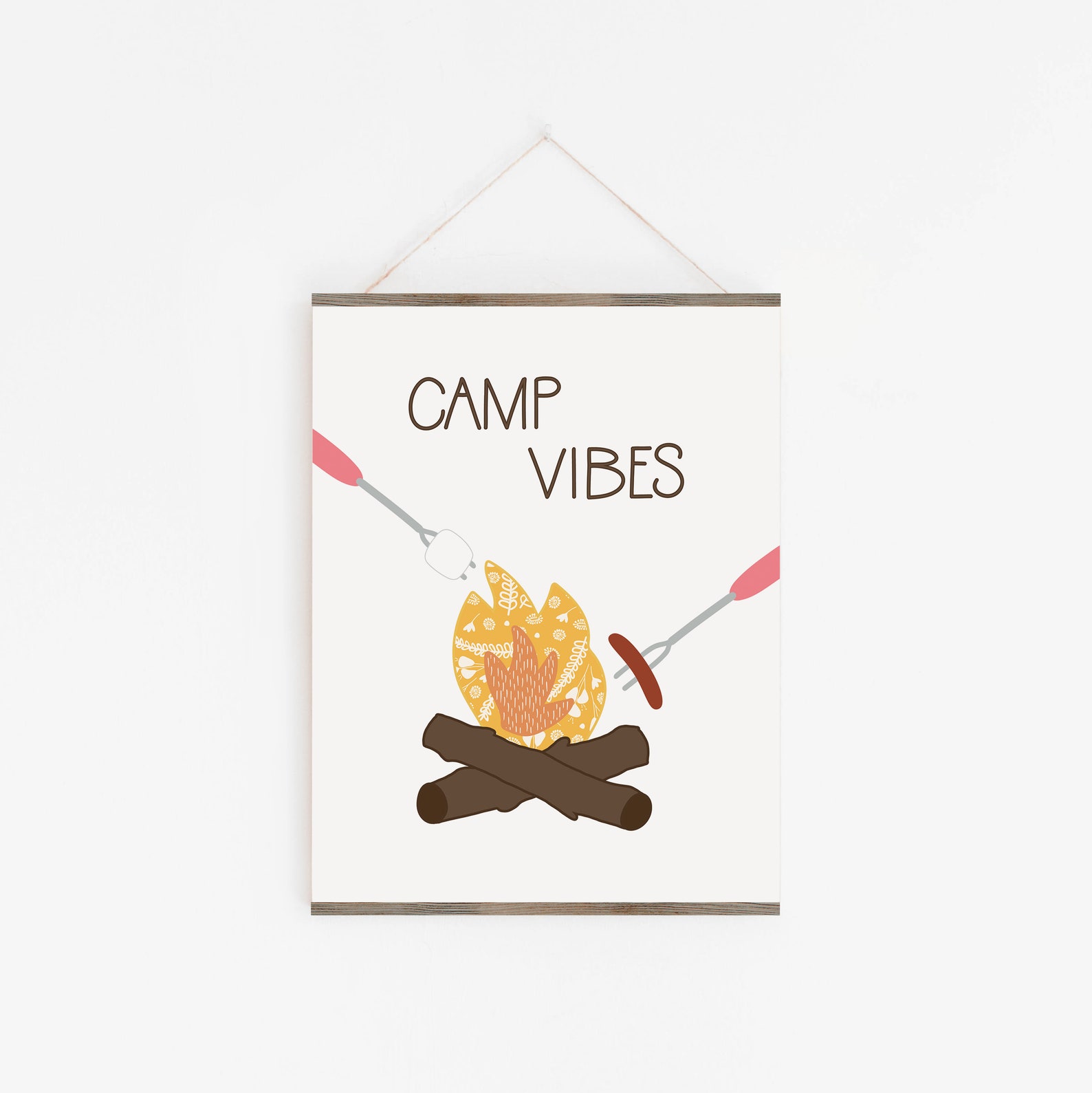 Camping Sign Printable Camper Decor Camping Playroom - Etsy
