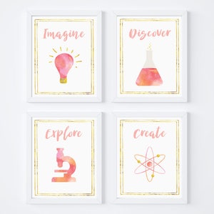 Science Classroom Decor Printables / Science Teacher Gift / Chemistry ...