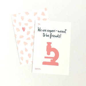 Science Valentines Day Card / Classroom Valentines / Printable ...