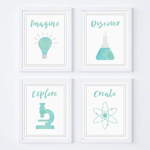 Science Classroom Posters / Inspirational Quotes Art Prints / Back to ...