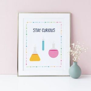 Science Classroom Wall Decor, Kids Playroom Decorations Printable ...
