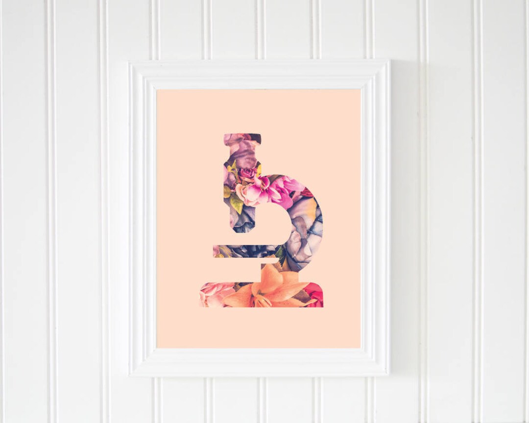 Classroom Decor / Science Printable Poster / Microscope Art Print ...