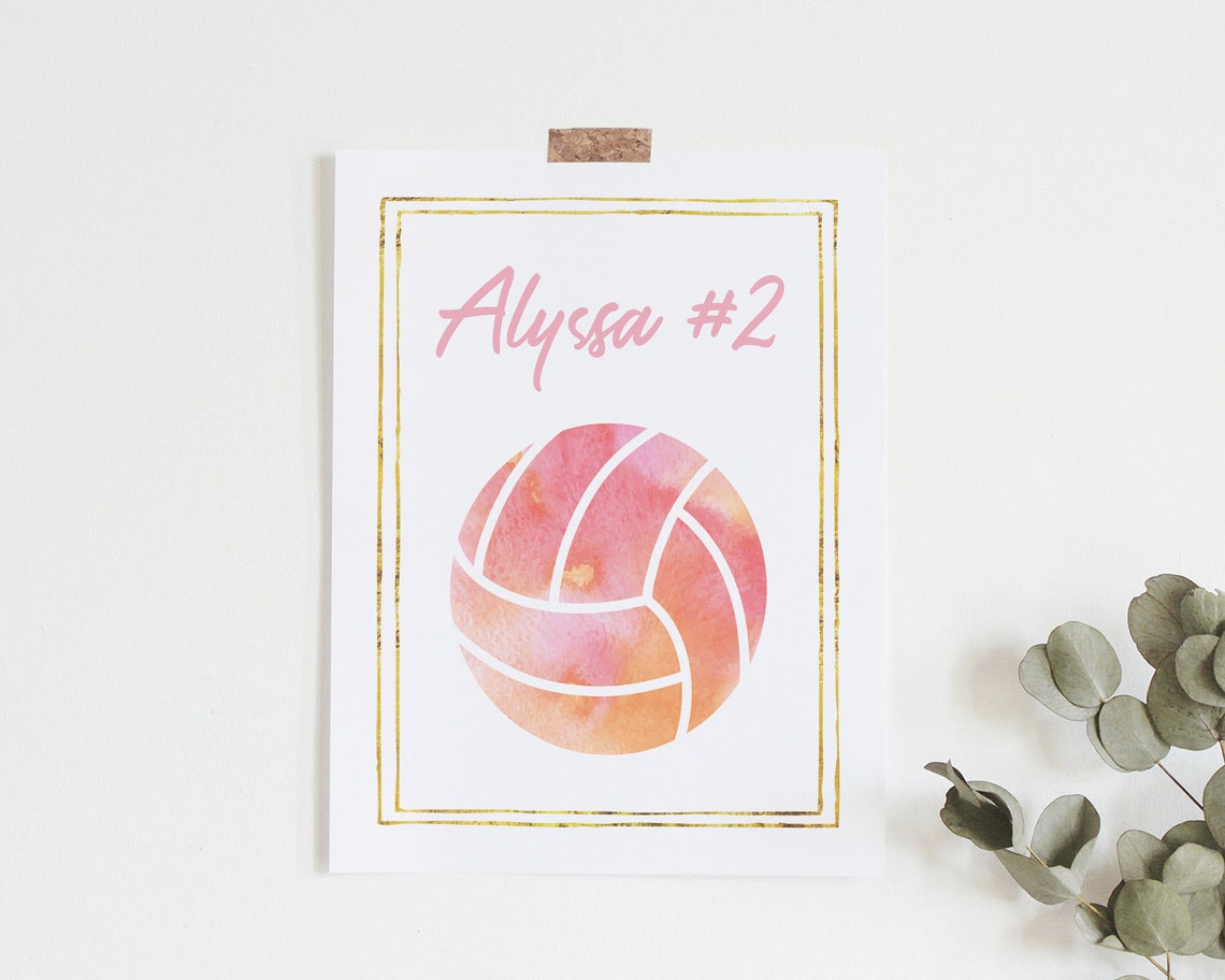 Volleyball Gifts for Girls Volleyball Player Locker | Etsy