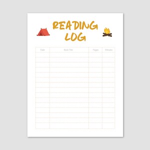 Camping Themed Kids Worksheet, Kids Reading Log, Book Tracker, Summer ...