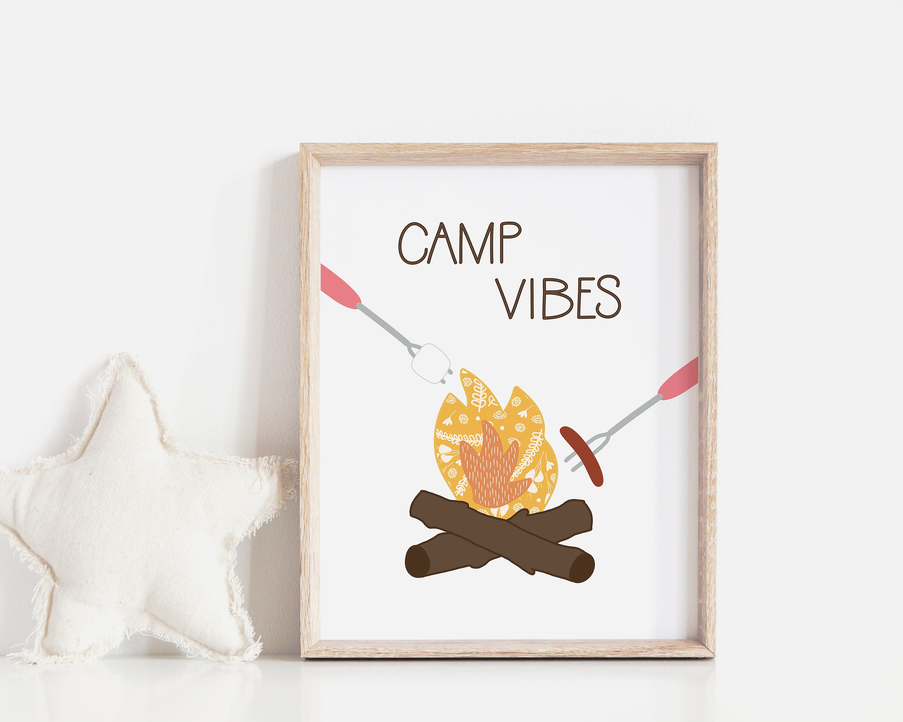 Camping Sign Printable Camper Decor Camping Playroom - Etsy