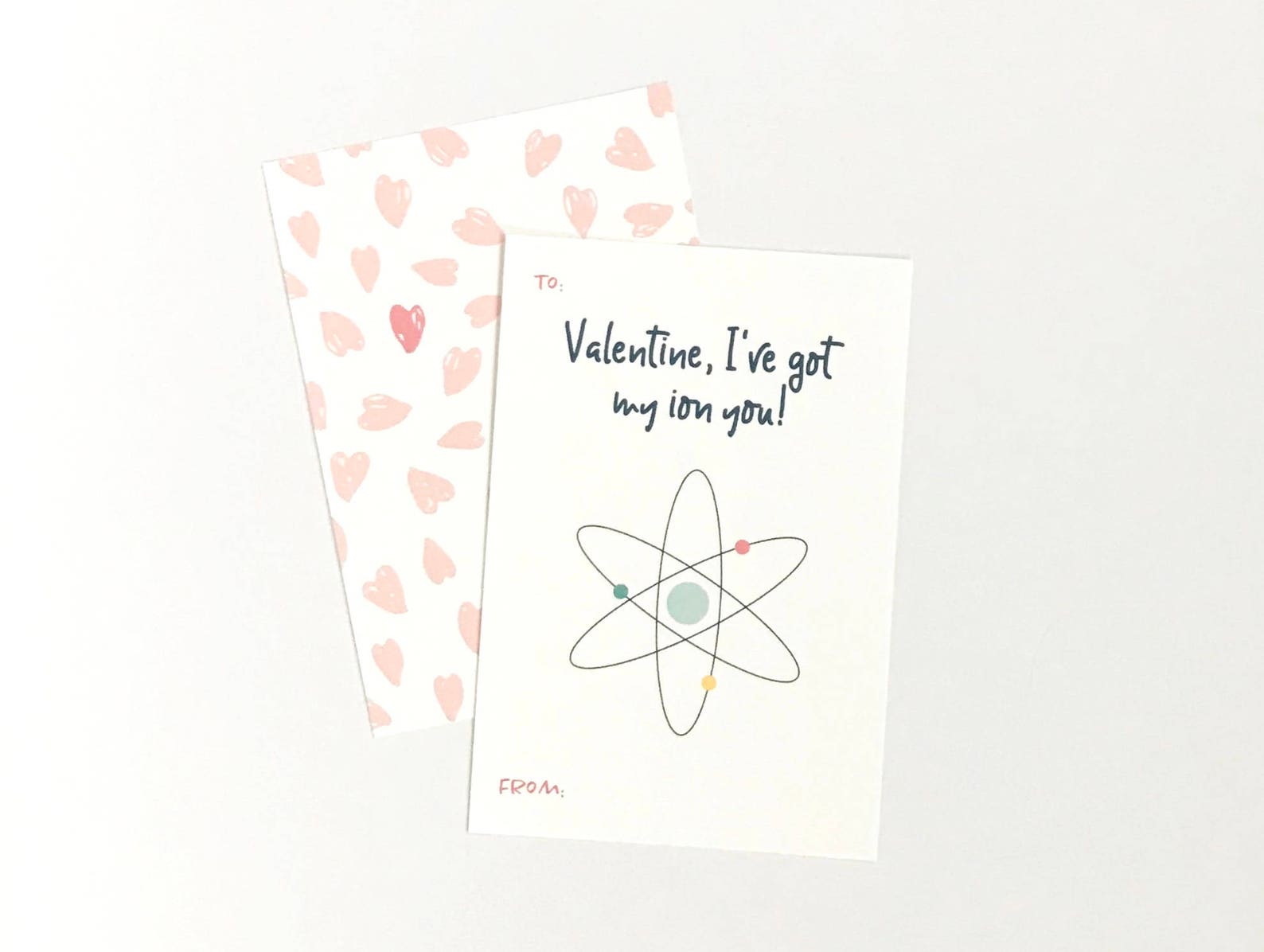 Science Valentines Day Card / Classroom Valentines / Printable | Etsy