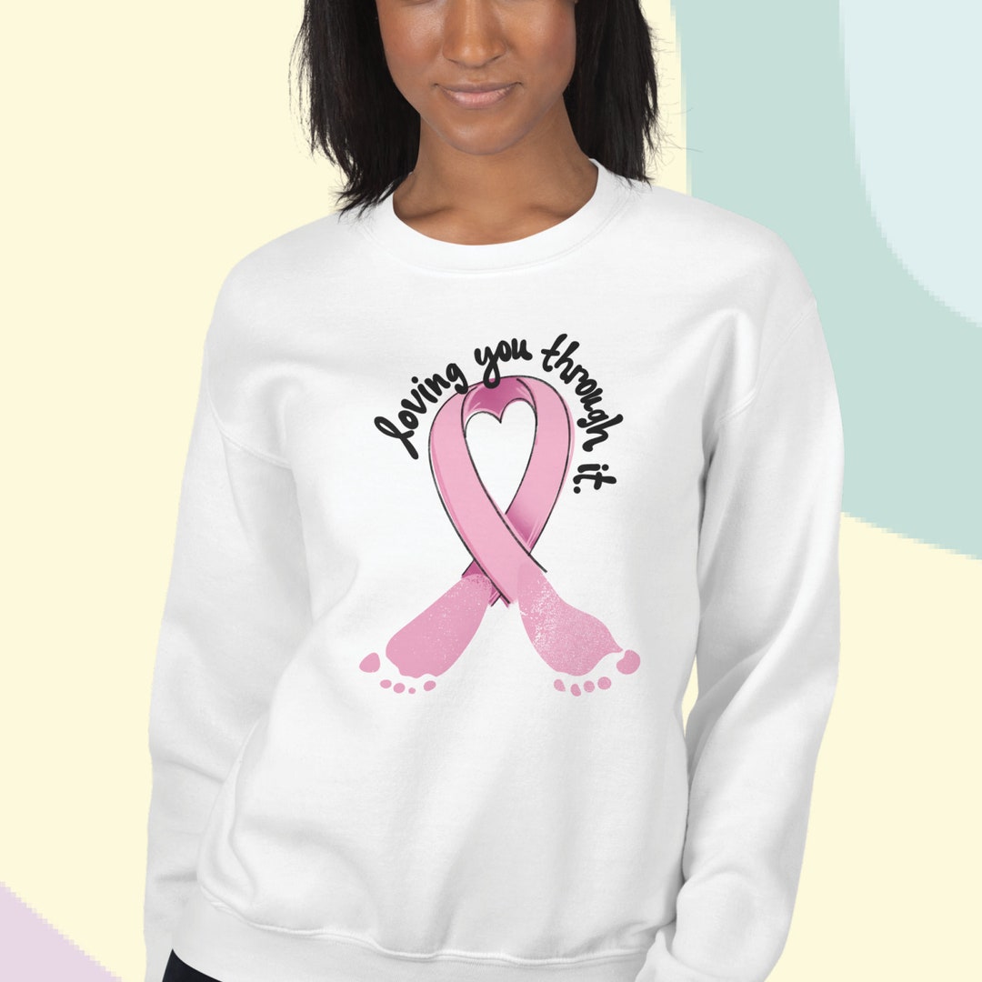 Pink Ribbon Breast Cancer Awareness Month Handprint Art | Footprint ...