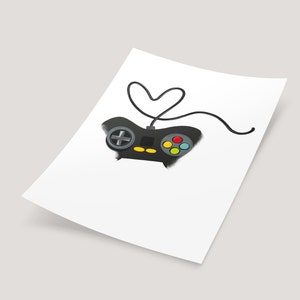 Handprint Art Gift for Gamers | Video Game Footprint Stamp Art | Father ...