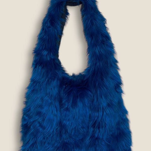 Fuzzy Tote Bag - Etsy