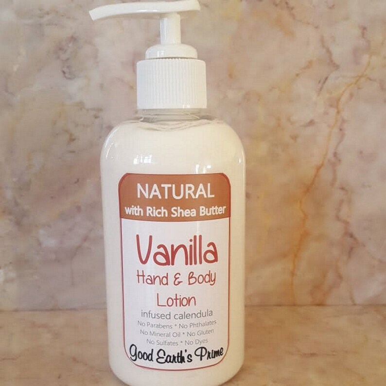 Vanilla Hand Body Lotion Best Handmade Vanilla Lotion Rich | Etsy
