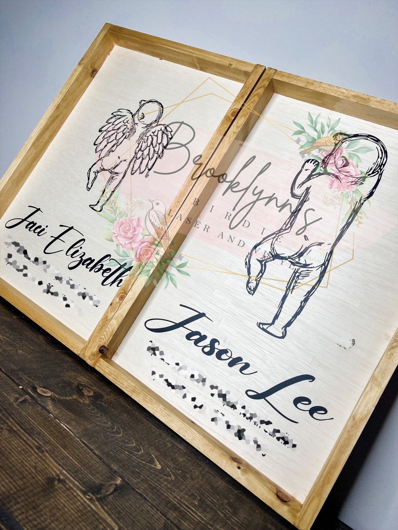 Baby Birth Signs - Etsy