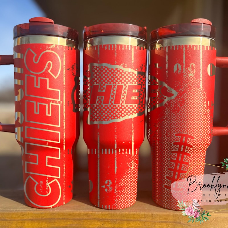 Kc Chiefs Custom Cups - Etsy