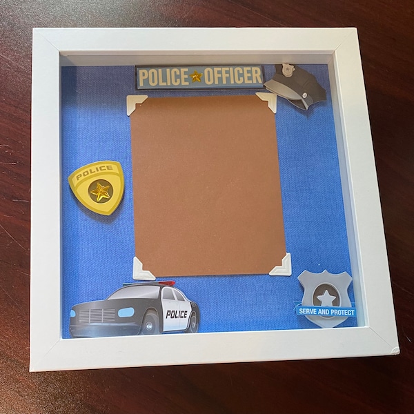Police Shadow Box - Etsy