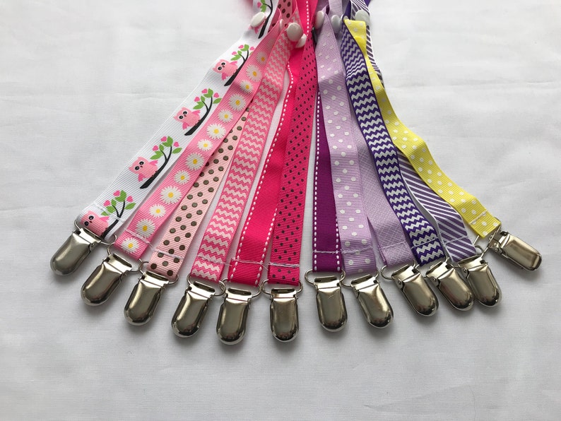 Soother Clips Pacifier Clip Soother String Ribbon Soother - Etsy