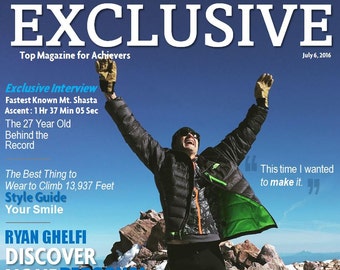 Personalized Magazine Cover DIGITAL File Event Frame Keepsake Memories ...