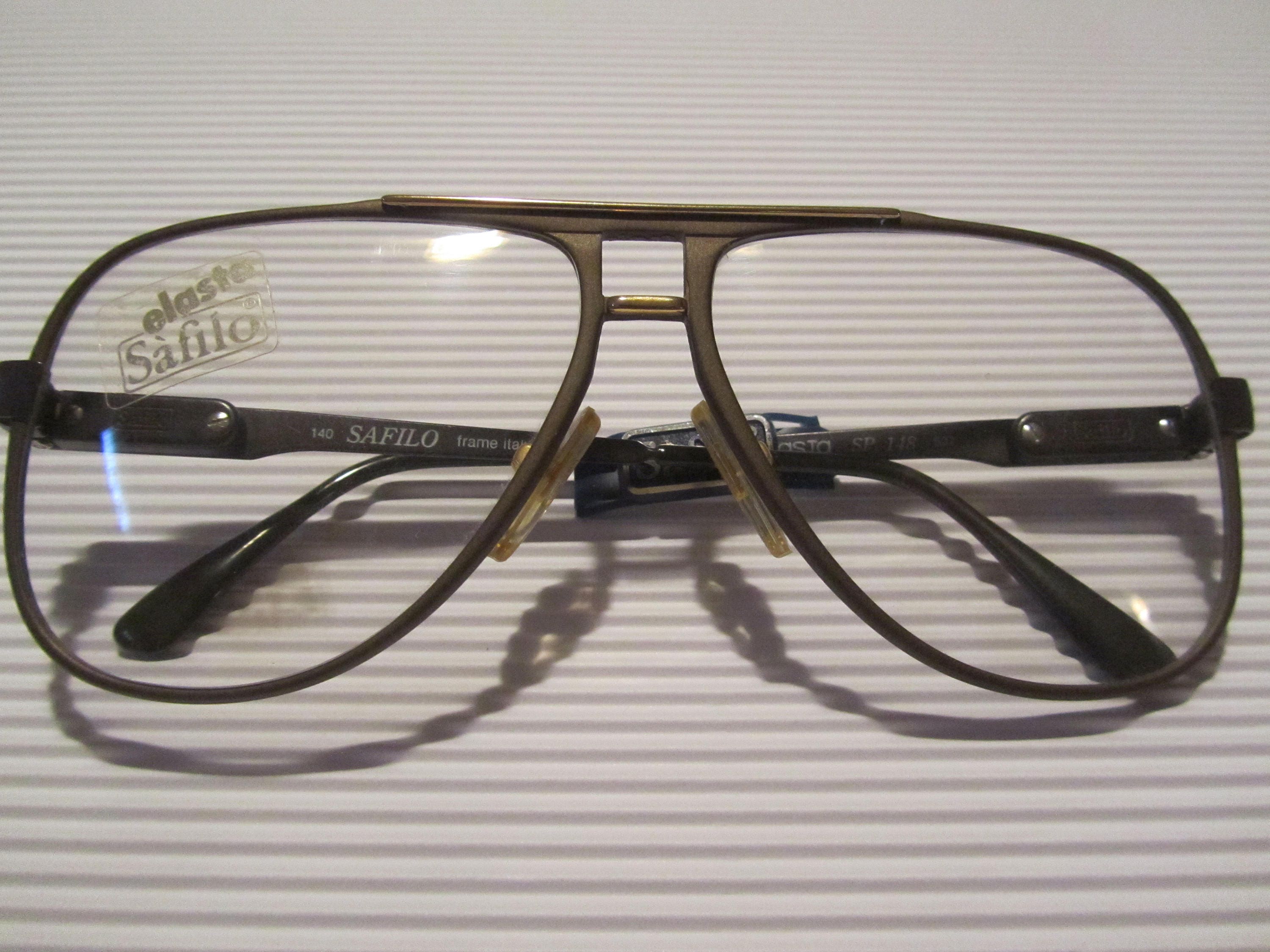 Frame for Vintage Eyeglasses New New Made in Italy Safilo Elasta S,p ...