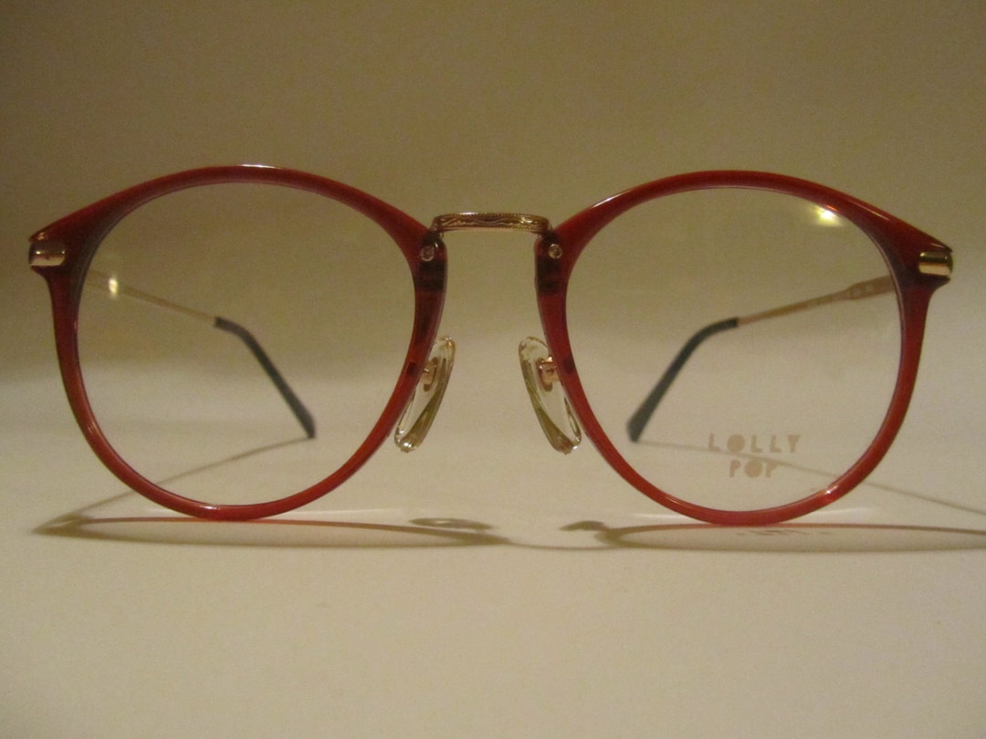 Vintage Glasses Frame Mod Hand Made Lolly Pop C 07 54 18 BU New New ...