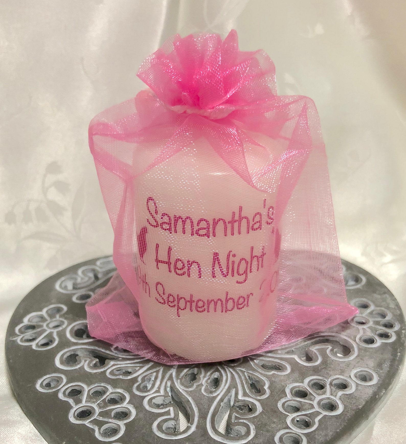 Personalised Candles Hen Night Party Weekend Many Bag Etsy